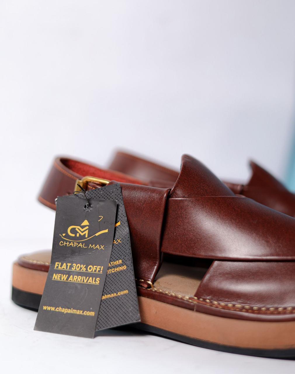 RED Kaptan Chappal in Pure Hand Made Cow Leather – Baashis